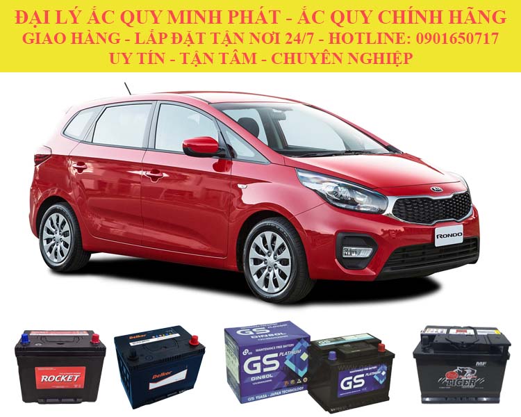 ẮC QUY Ô TÔ KIA RONDO CHÍNH HÃNG - GIÁ TỐT- UY TÍN TP.HCM