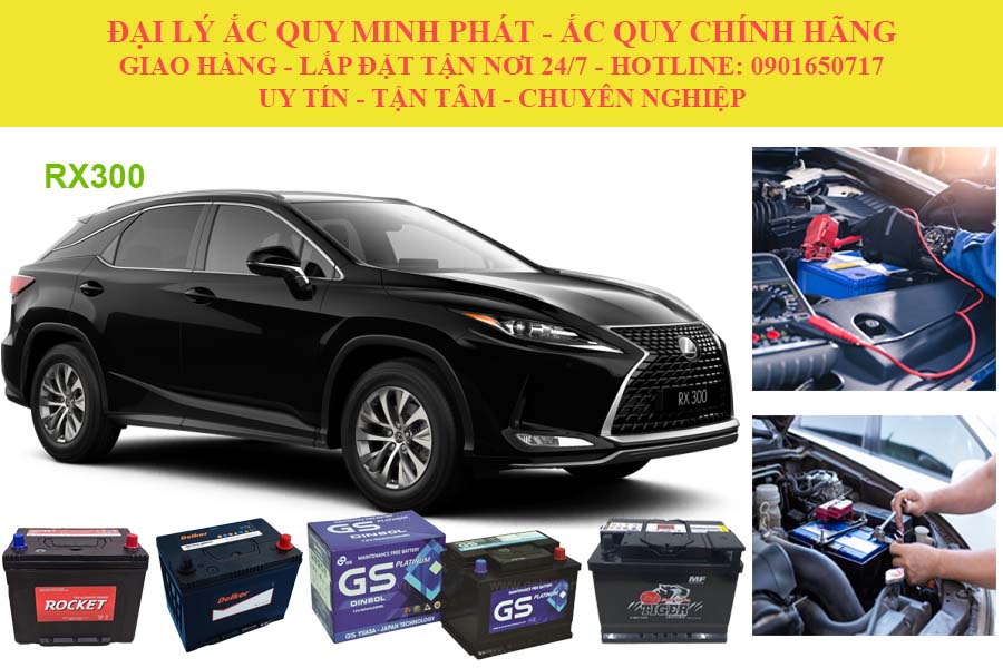 ẮC QUY Ô TÔ LEXUS RX300 CHÍNH HÃNG - GIÁ TỐT- UY TÍN TP.HCM