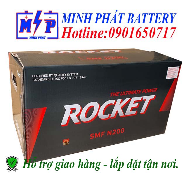 Ắc Quy Rocket N200 12V-200AH