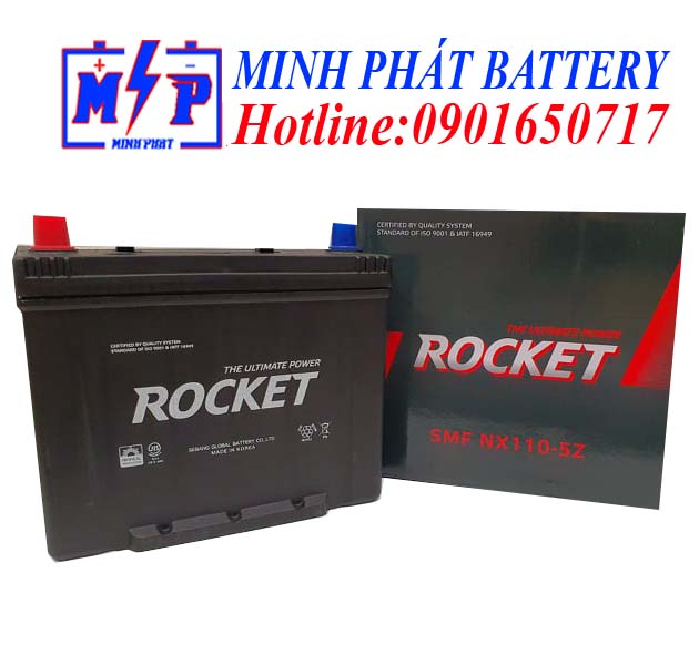 Ắc Quy Rocket NX110-5Z 12V-75AH